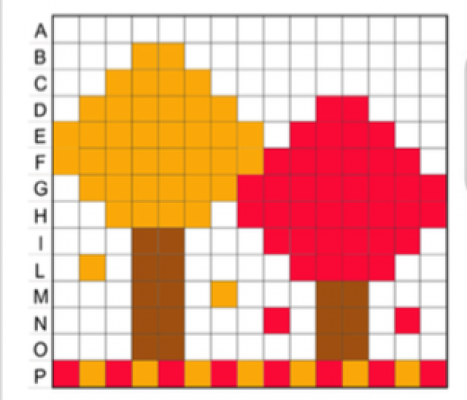 Autunno in pixel art